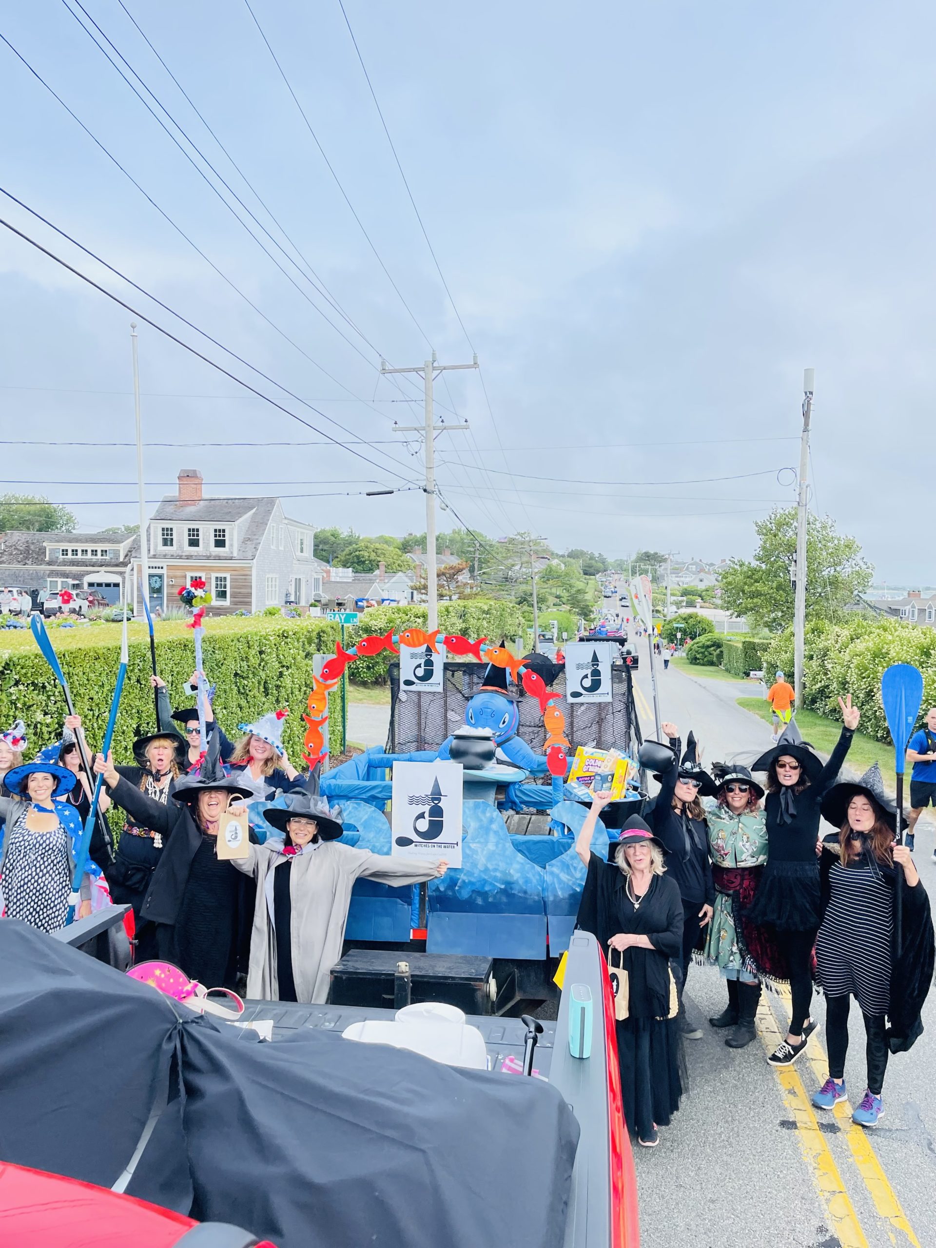 Witches march in Chatham’s Independence Day Parade – Witches On The Water